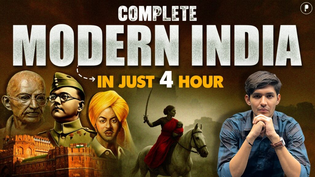 Complete Modern India in 4 Hours | Modern India Marathon - Parcham ...
